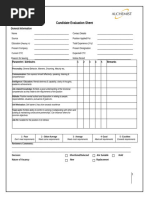 Selection Criteria Template | PDF