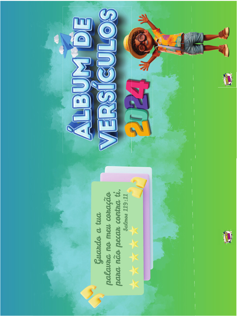 Álbum de Versículos Conect Kids 2024 Menino | PDF