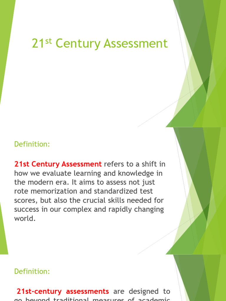 21st-Century-Assessment | PDF