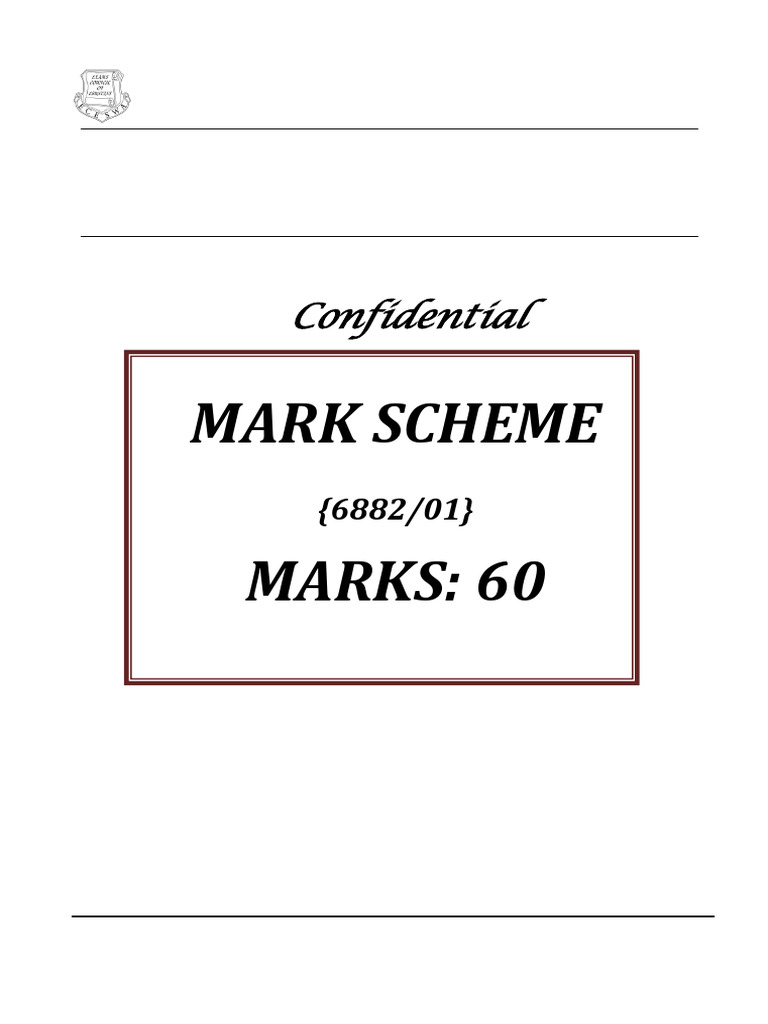 EGCSE Agriculture Specimen 2021 - 2023 Mark Scheme Paper 1 | PDF