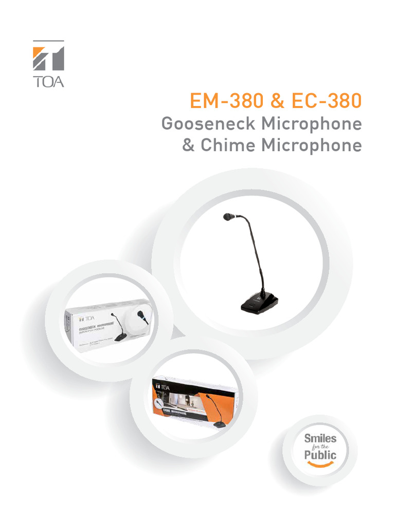 2519 em 380 - Ec 380 Gooseneck - Chime Microphone Brochure Brochure | PDF