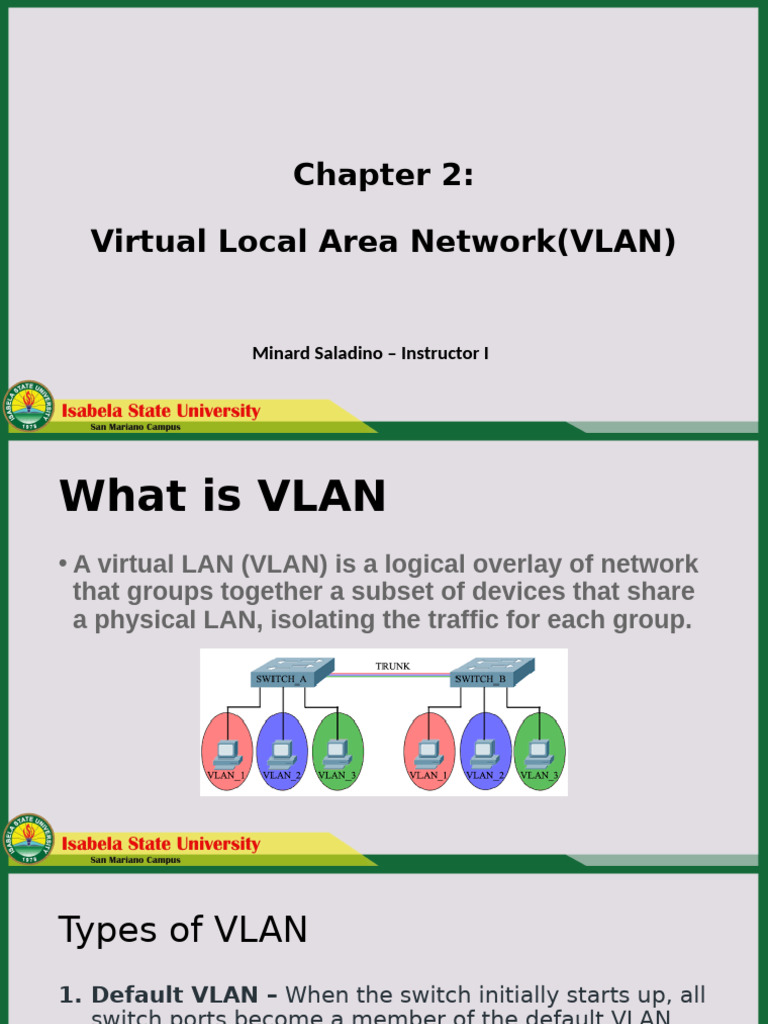 Chapter 2 VLAN | PDF