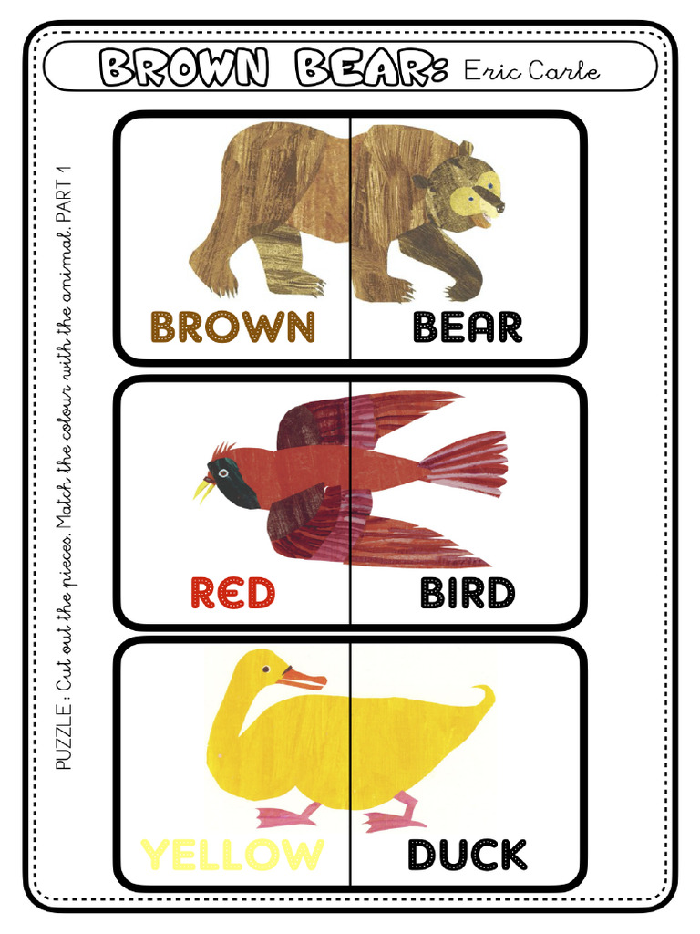 Brown Bear - Puzzle 2 | PDF