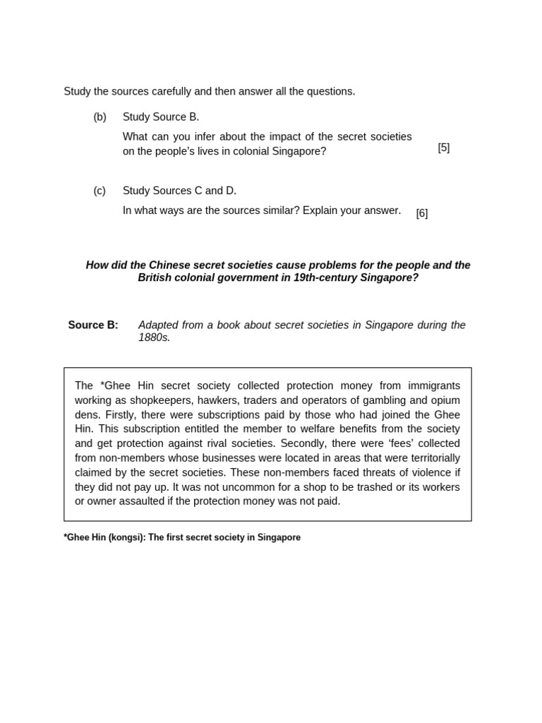 Section A G3 EOY Practice Papers | PDF