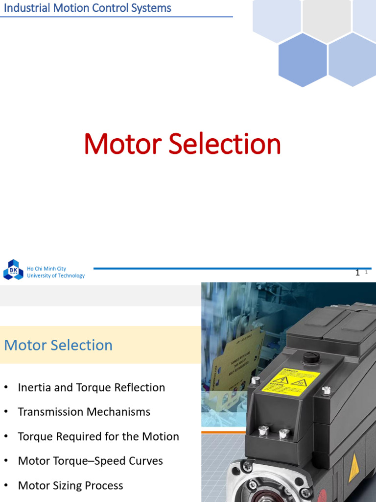 D_Chap 5_Motor selection | PDF