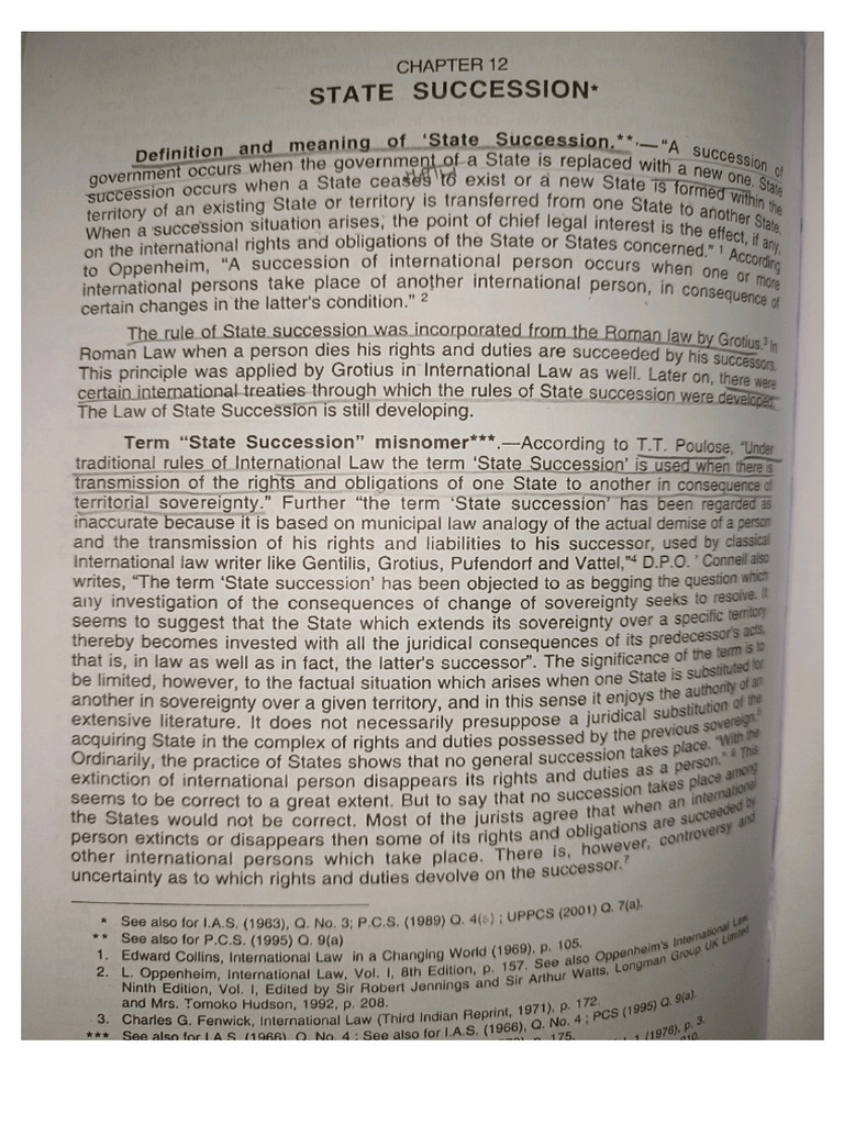 State Succession | PDF