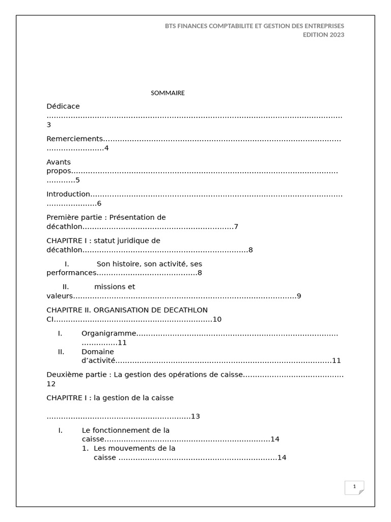 Rapport de Stage BTS2 | PDF | Banques | Comptabilité