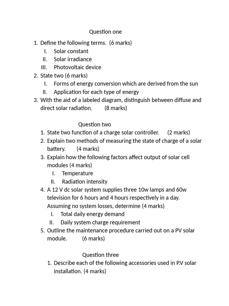 Solar Installation | PDF