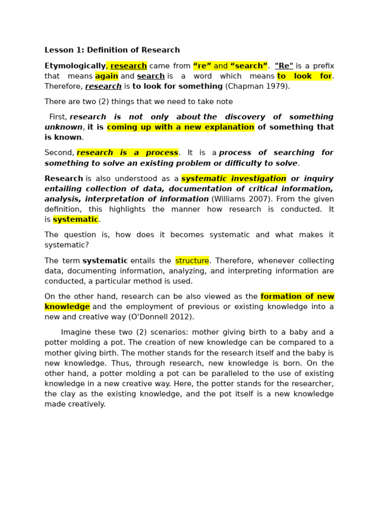 Prac Res First Quarter Notes | PDF