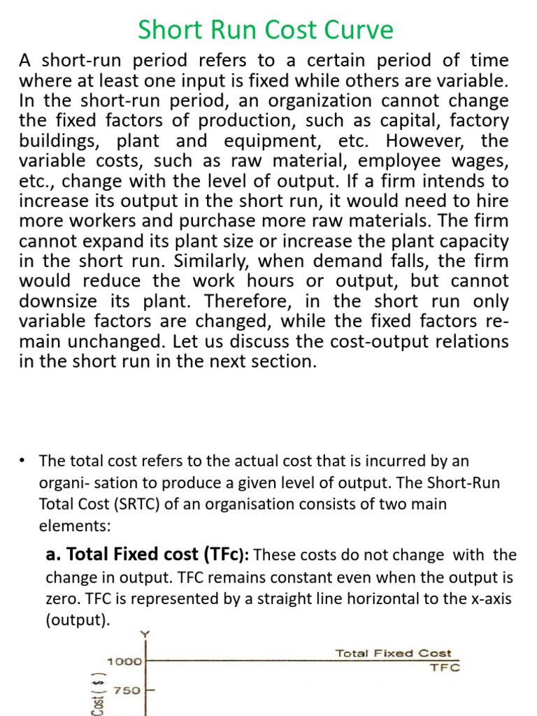 Short &long Run Cost Curve | PDF