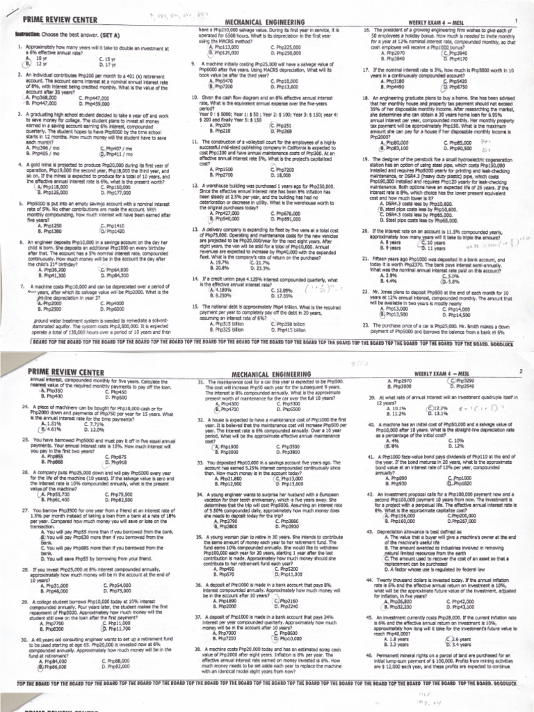 D25 Weekly Exam 4 | PDF