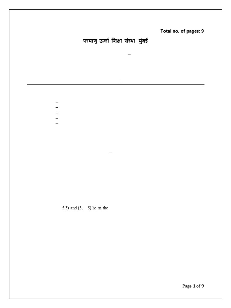 Class Ix-Maths-Ws1-Lesson 3-Coordinate Geometry - Aecs2 Mumbai | PDF