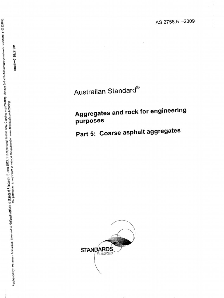 Part 5. Coarse Asphalt Aggregates | PDF