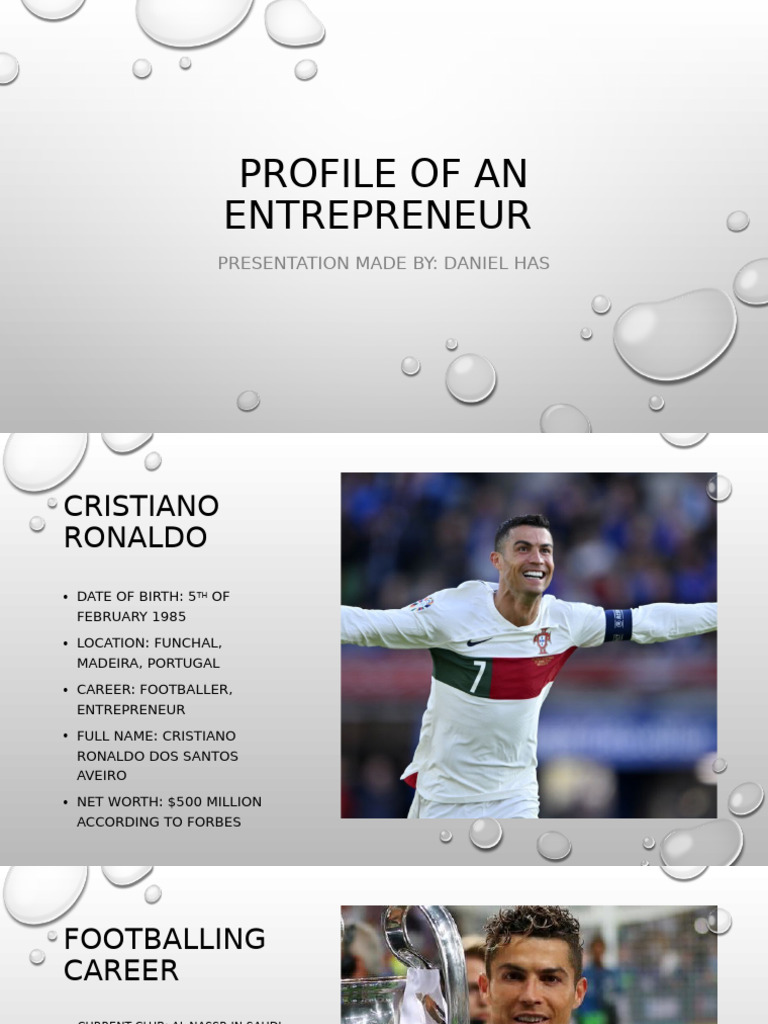 Profile of An Entrepreneur | PDF
