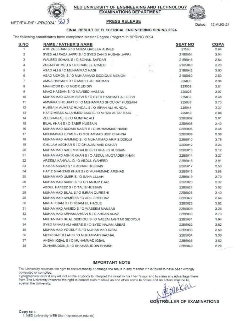 Graduation Confirmation | PDF