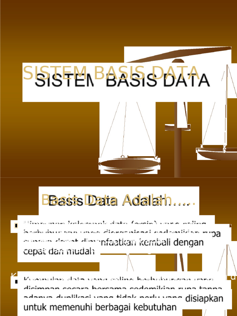 Materi Sistem Basis Data | PDF