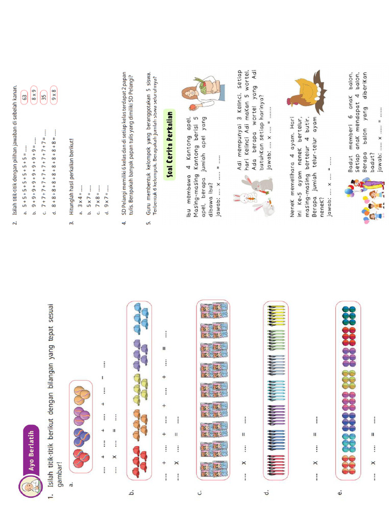 MTK Kelas 3 Perkalian | PDF