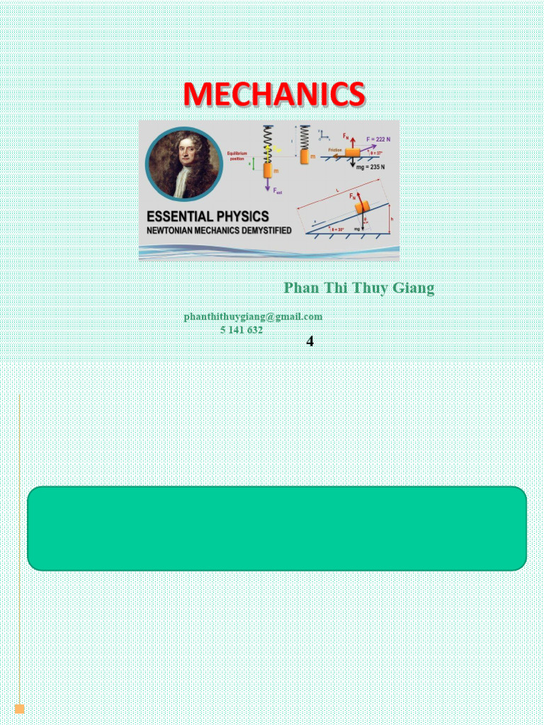 Lecture 2 1D Motion | PDF