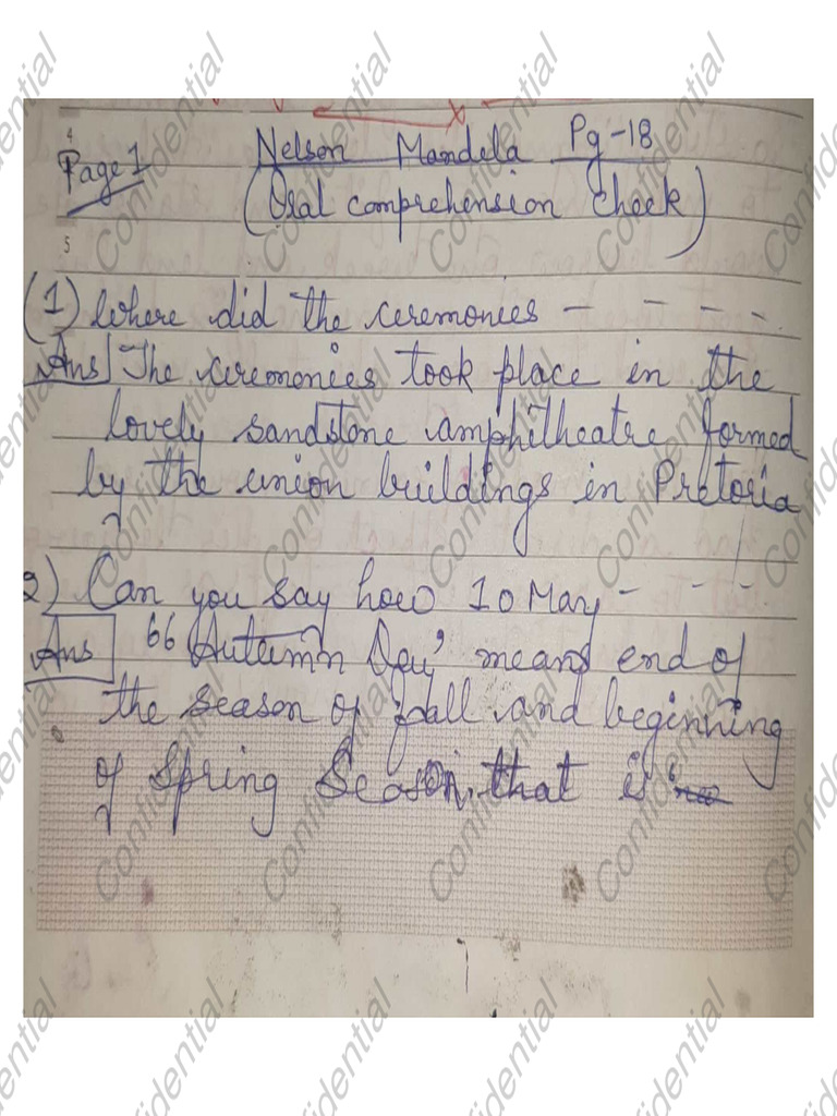 Notes - Nelson Mandela | PDF