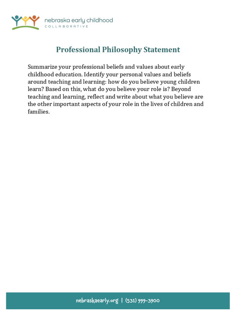 Professional Philosophy Statement | PDF
