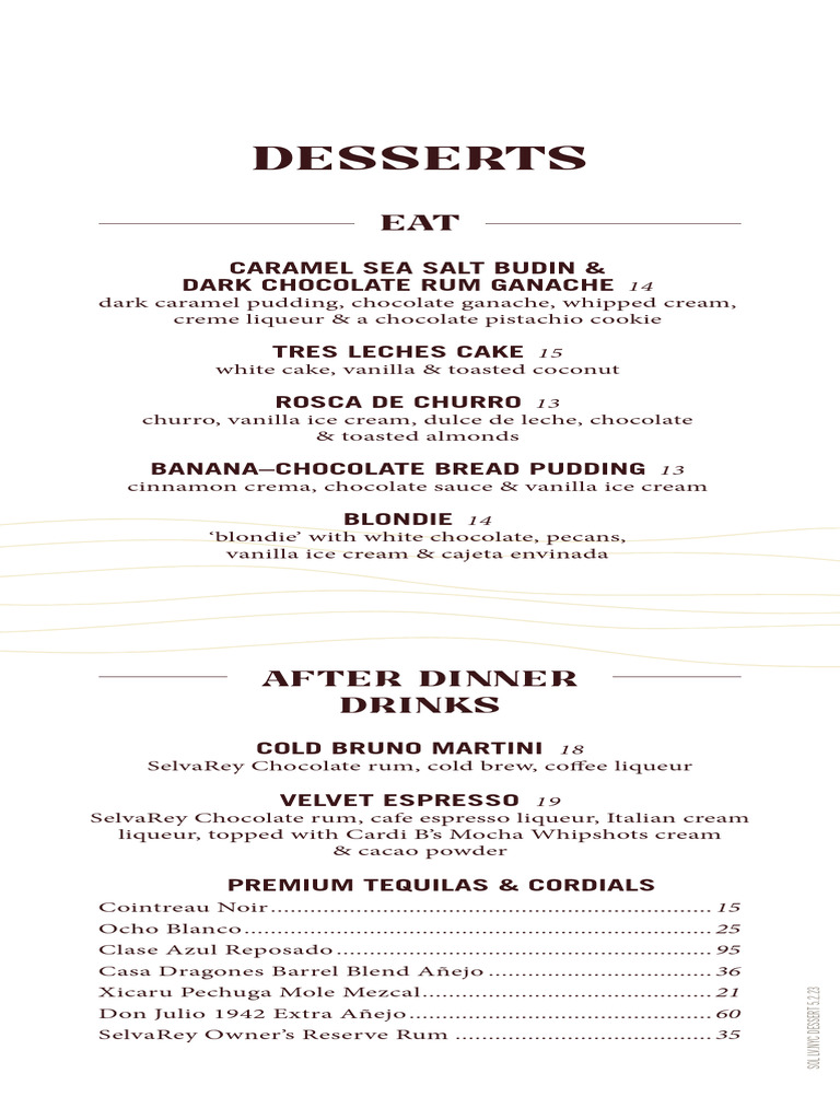 Sol-Lv Nyc-Dessert-5 2 23 - Web | PDF