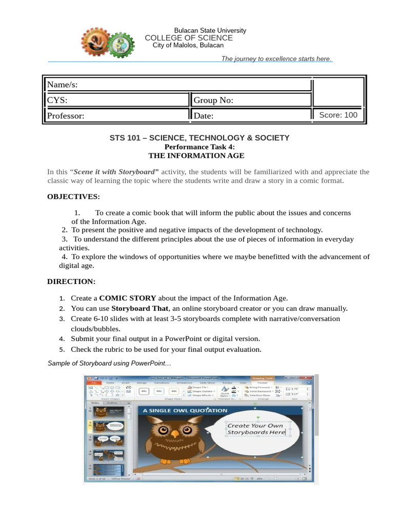 Performance Task 4 Info Age Using Comic Book | PDF