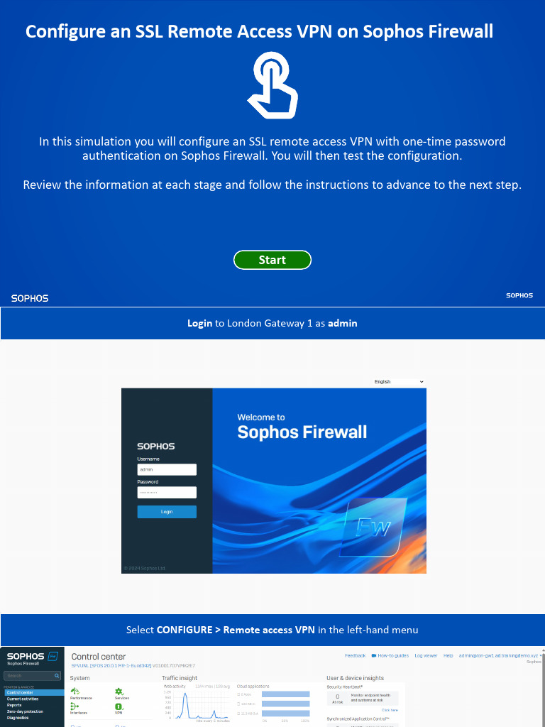 FW5005 20.0v2 Simulation_SSL Remote Access VPN | PDF