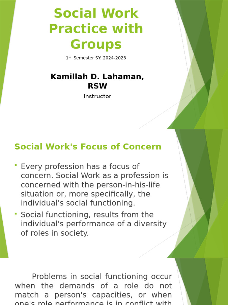Social Work Practice With Groups Pdf