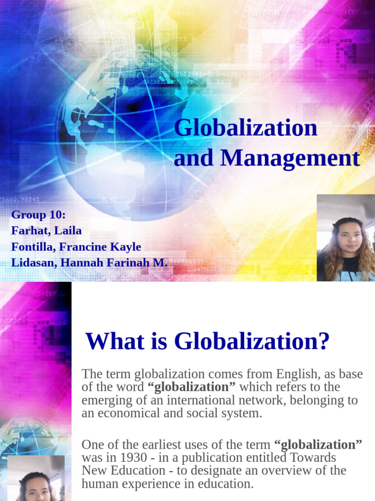 Group 10 - Globalization and Management | PDF