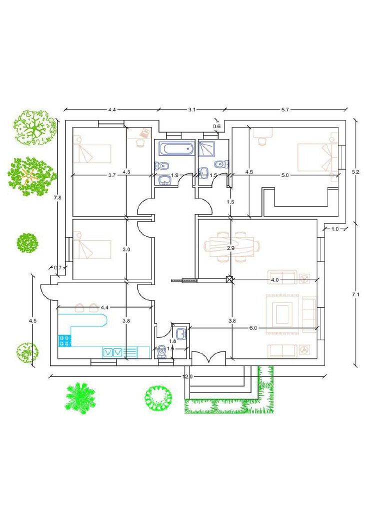Plan Architecture MR Sami | PDF