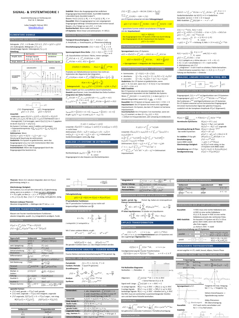 Formelsammlung | PDF