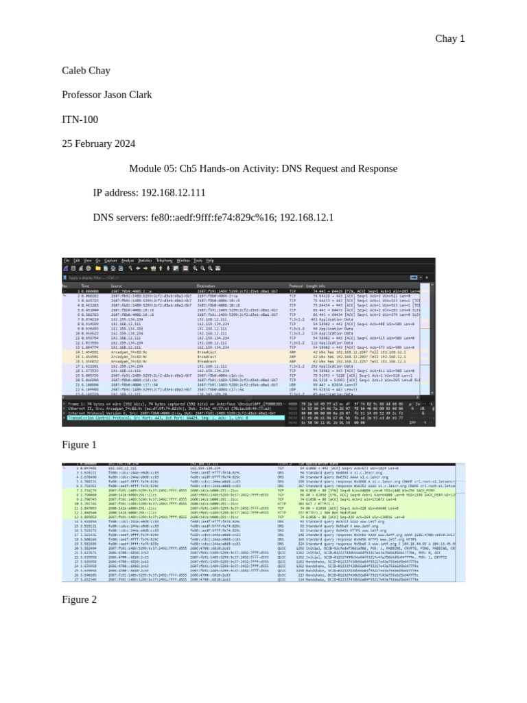 ITN 100 - Module 5 HOA Part 1 | PDF