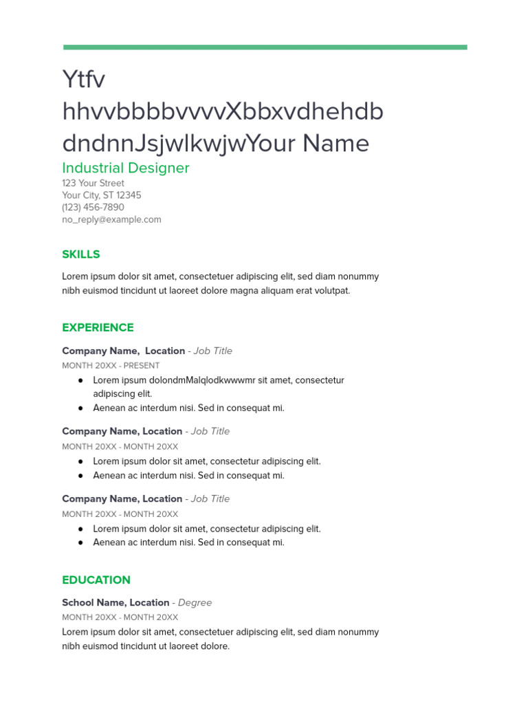 Ytfv Hhvvbbbbvvvvxbbxvdhehdb Dndnnjsjwlkwjwyour Name: Industrial ...