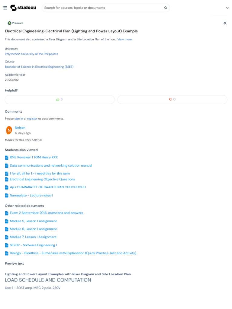 Electrical Engineering Electrical Plan Lighting and Power Layout ...