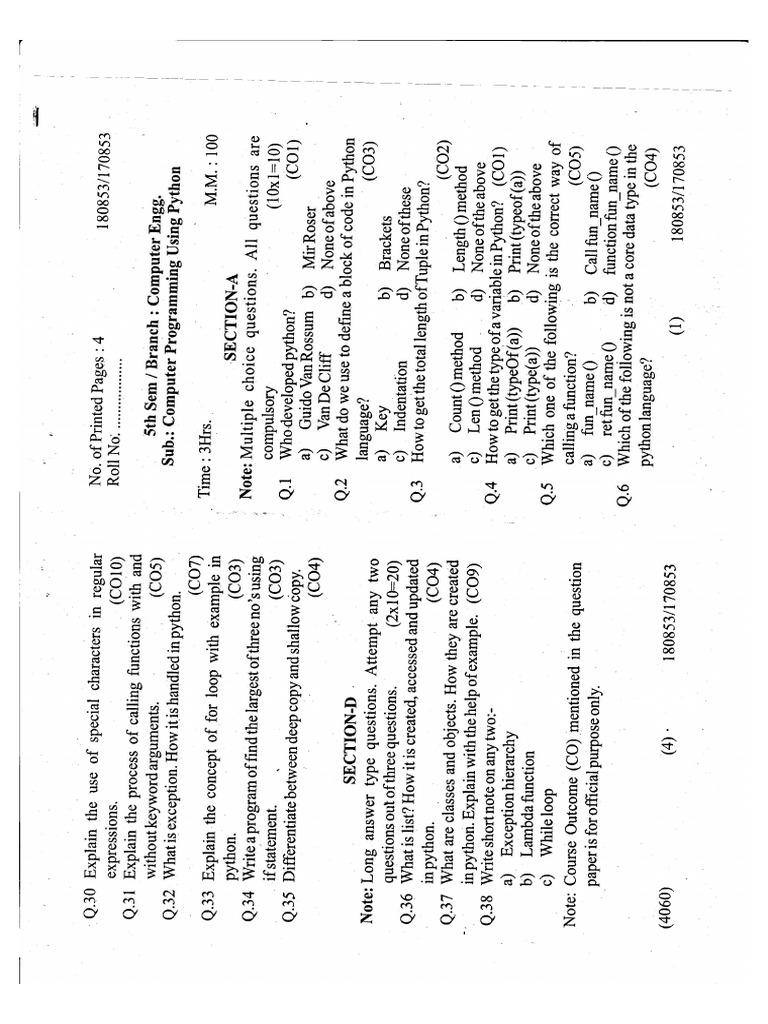 Computer Programming Using Python | PDF