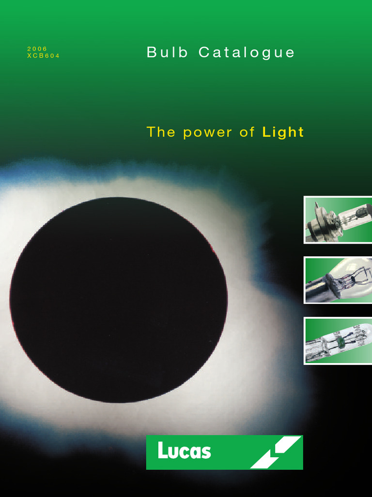 Lucas Bulb Catalogue | PDF