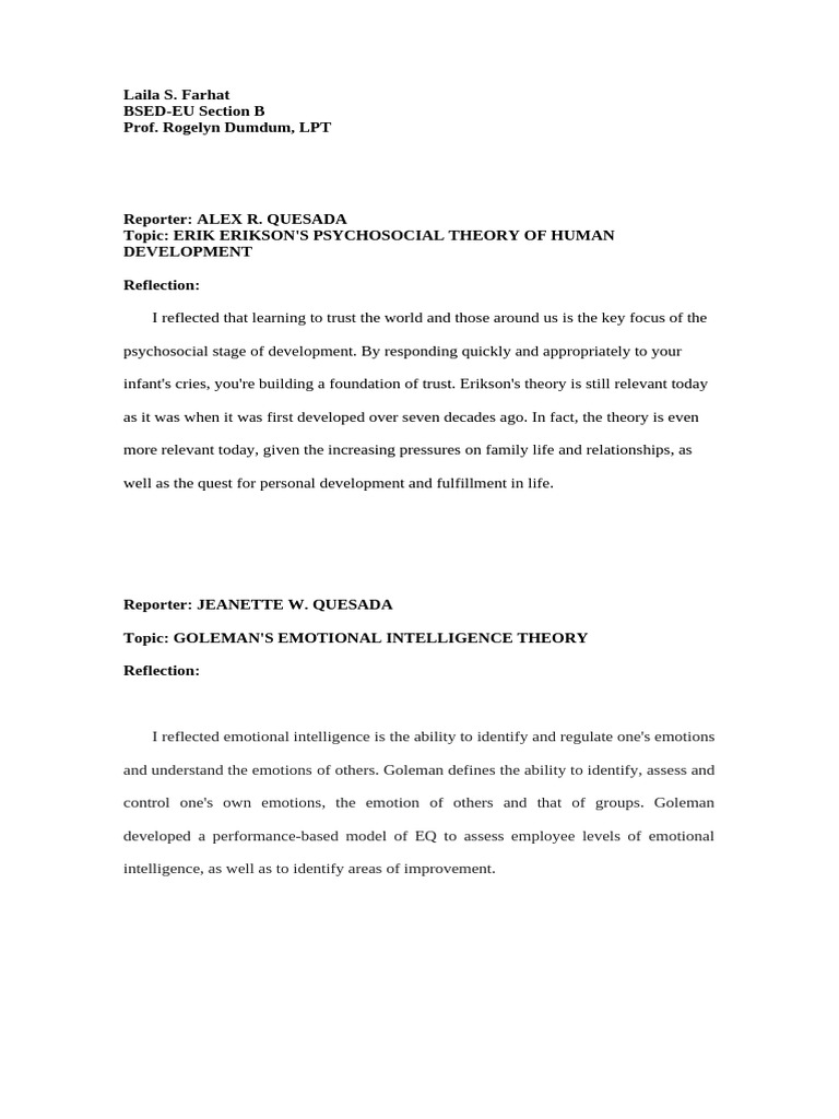 Reflection For December | PDF