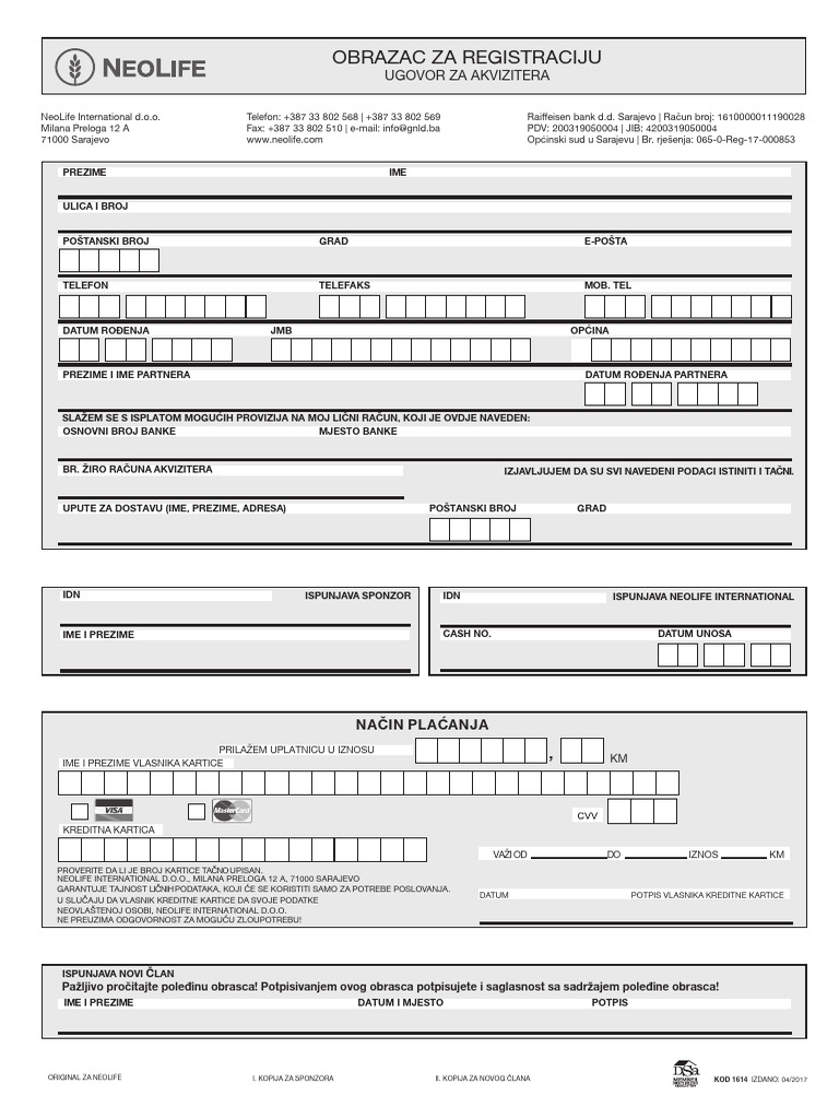 Registracija BiHF | PDF