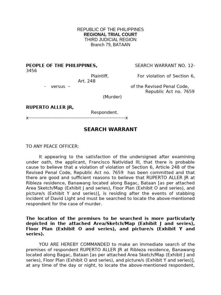 Copy Search Warrants | PDF