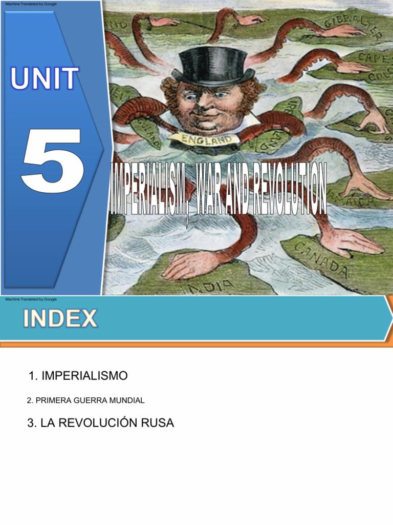 Unit 5 Imperialism War and Revolution | PDF