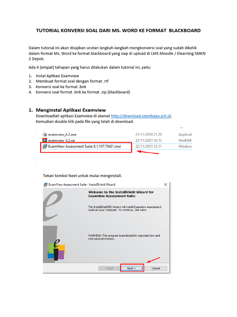 Tutorial Konversi Soal | PDF