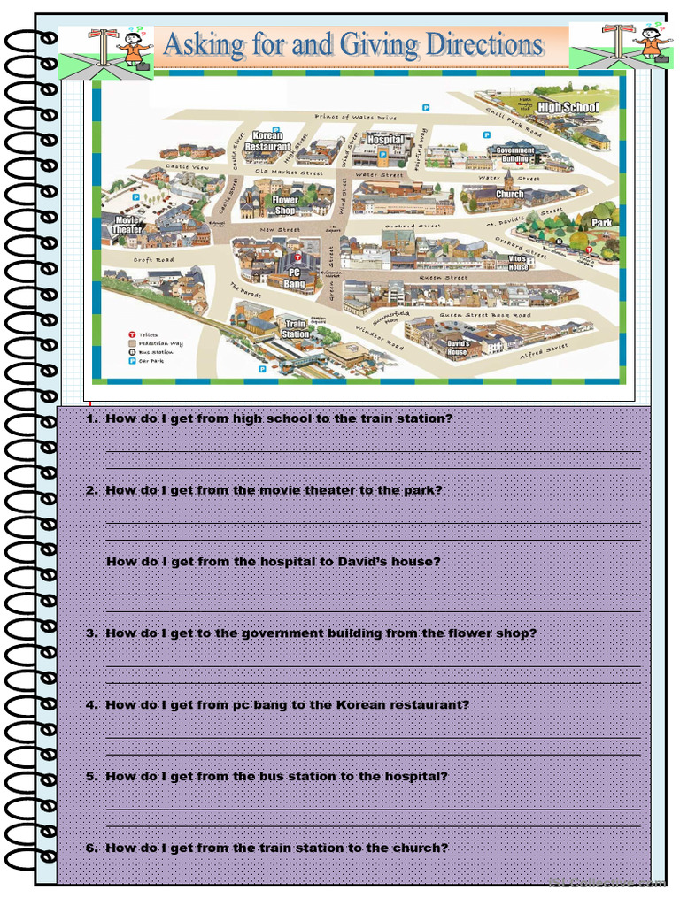 ***ASKING FOR AND GIVING DIRECTIONS *** | PDF