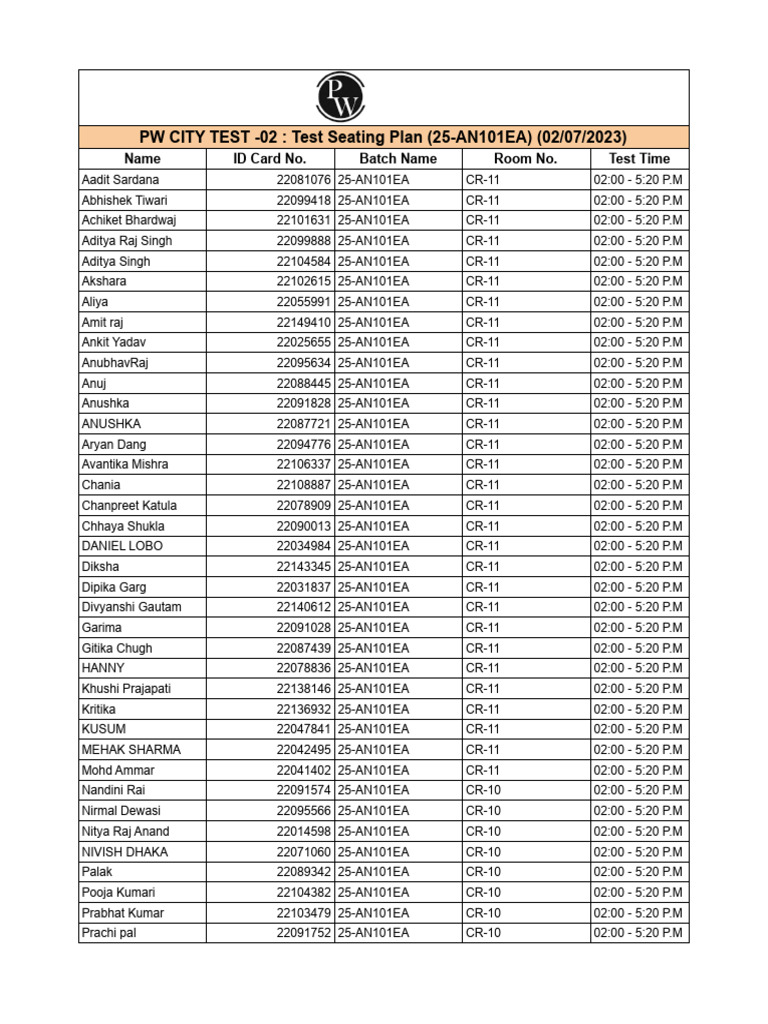 64a001a36822b7001847759e - ## - City Test - 02 Test Seating Plan 25 ...