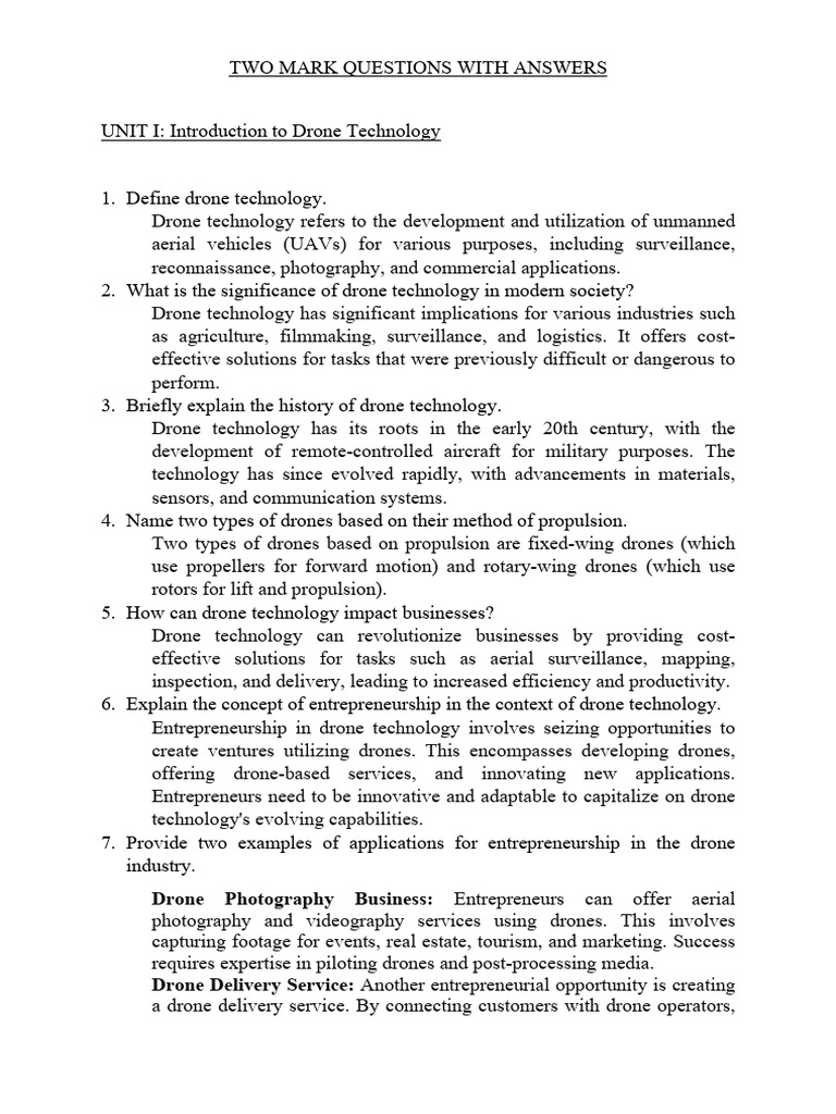2 Marks With Answers | PDF