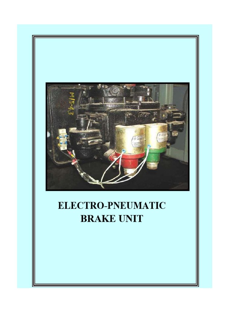 AIR & Electro-pneumatic Brake Unit, BRAKE RIGGING_0 | PDF