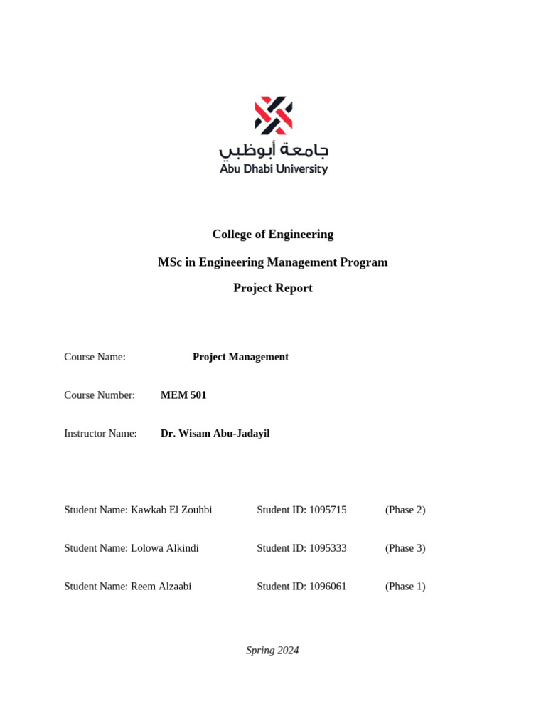Management Program | PDF