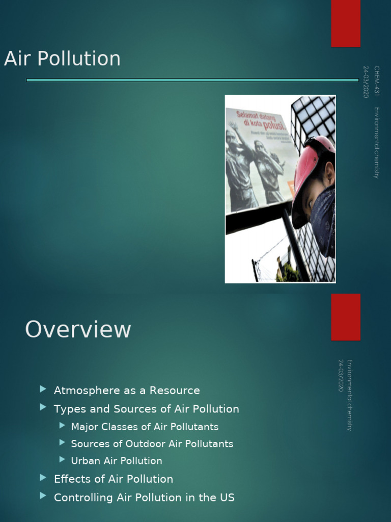 Air Pollution | PDF | Atmosphere Of Earth | Air Pollution