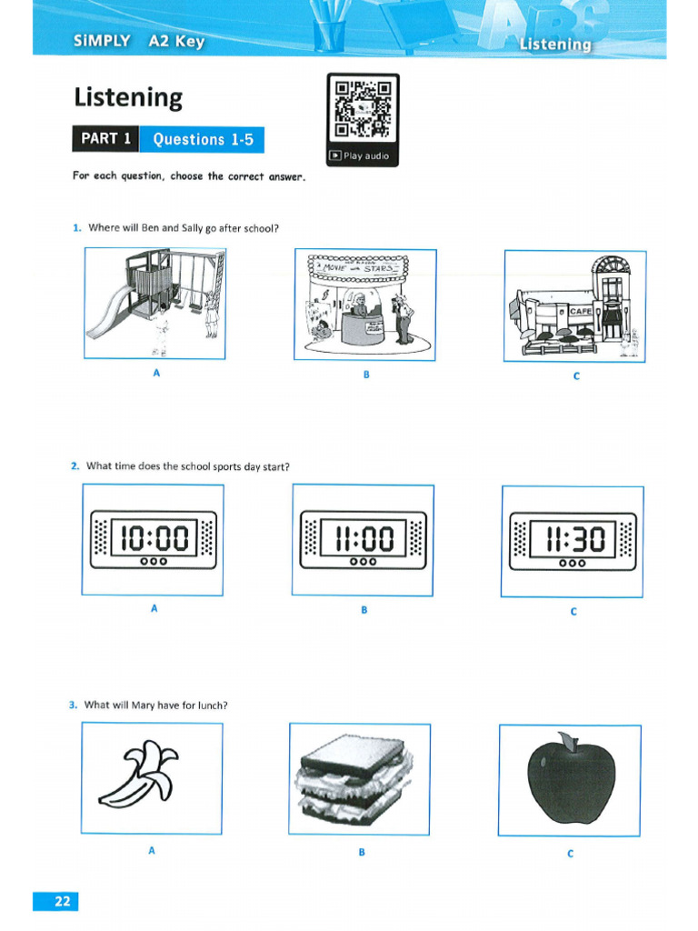 Test 1 - Listening | PDF