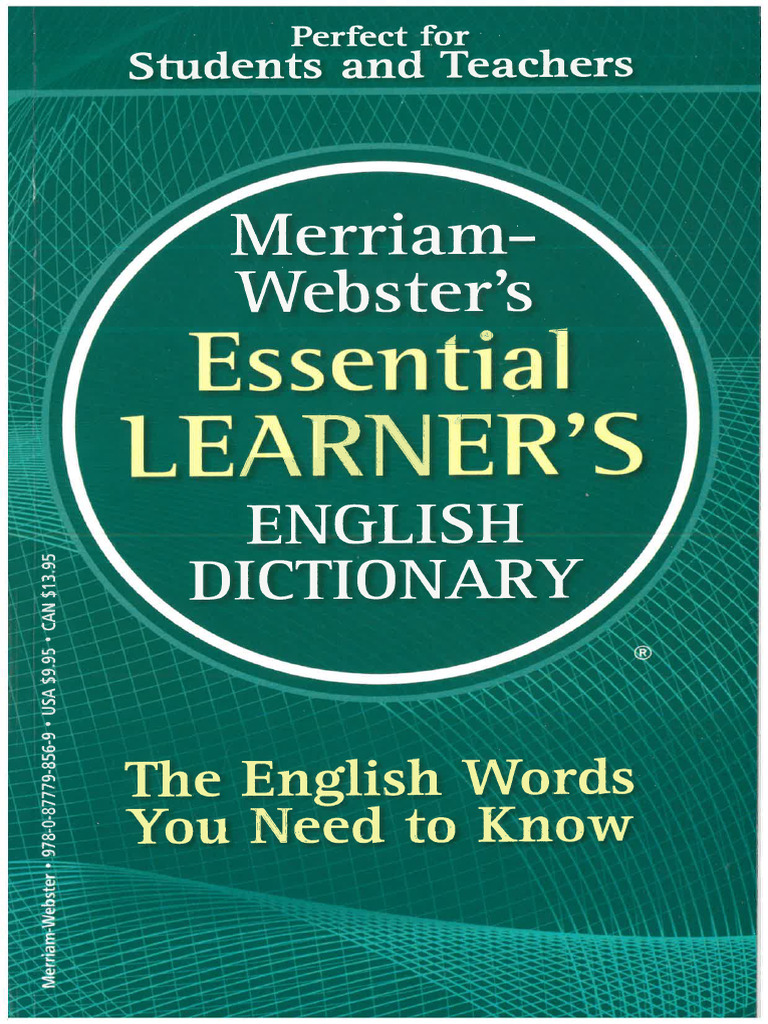 Essential Learner's English Dictionary | PDF
