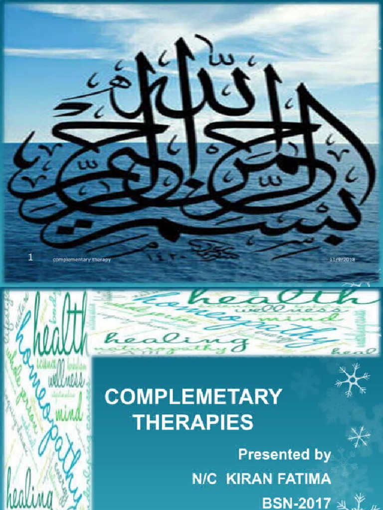 CCN Unit 1 Complementary Therapies | PDF